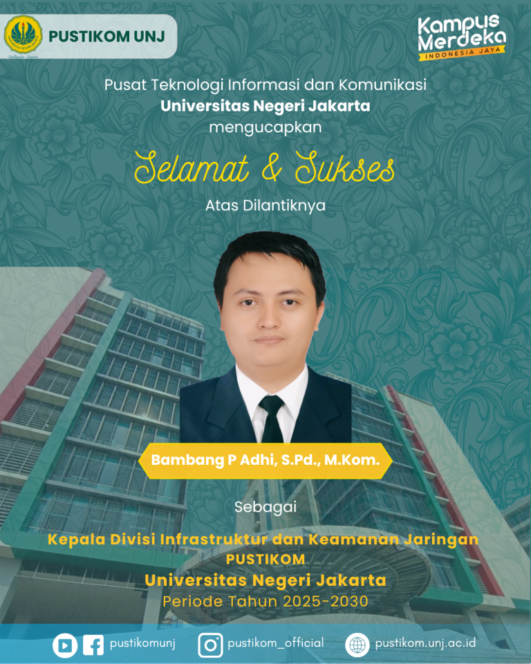 Pelantikan Kepala Divisi Pusat Teknologi Informasi dan Komunikasi ...